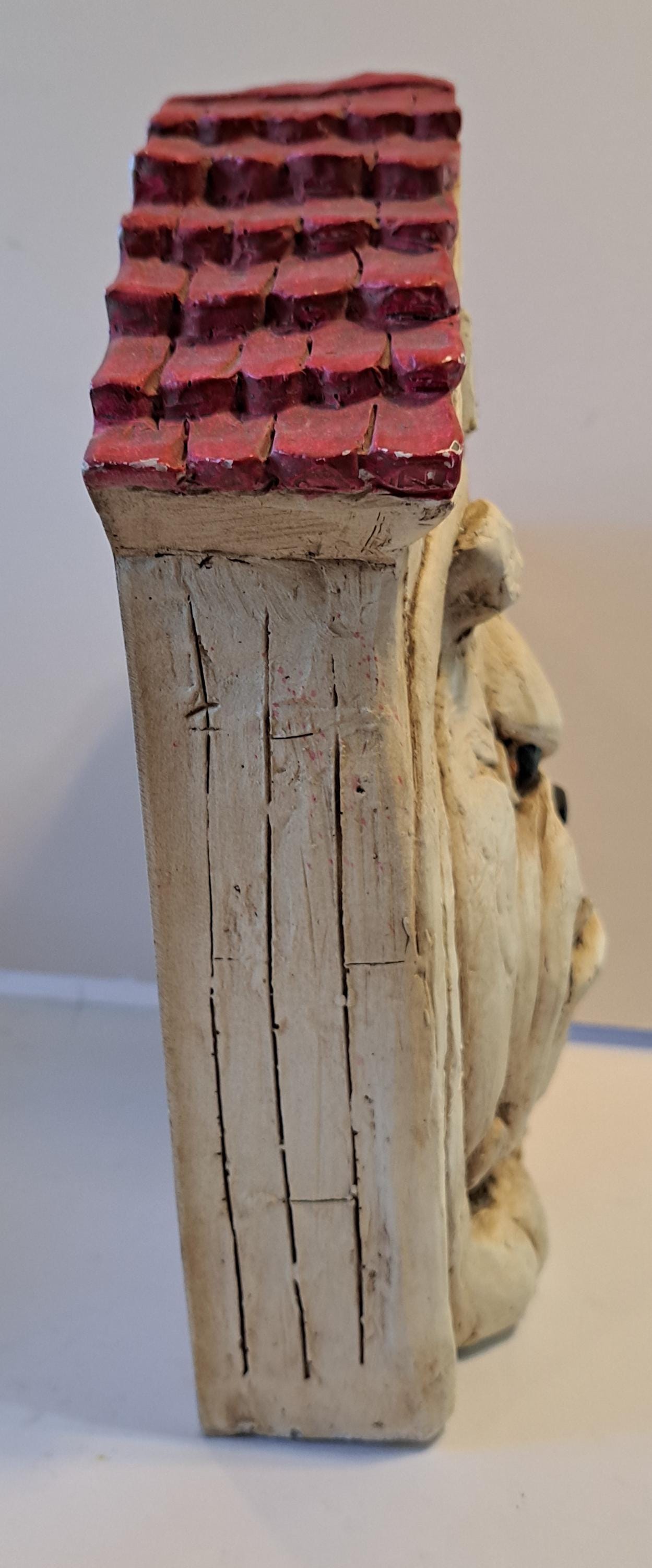 Vintage Telle Stein Welcome Bulldog Statue 10" Tall by 9" Wide Resin - Etsy