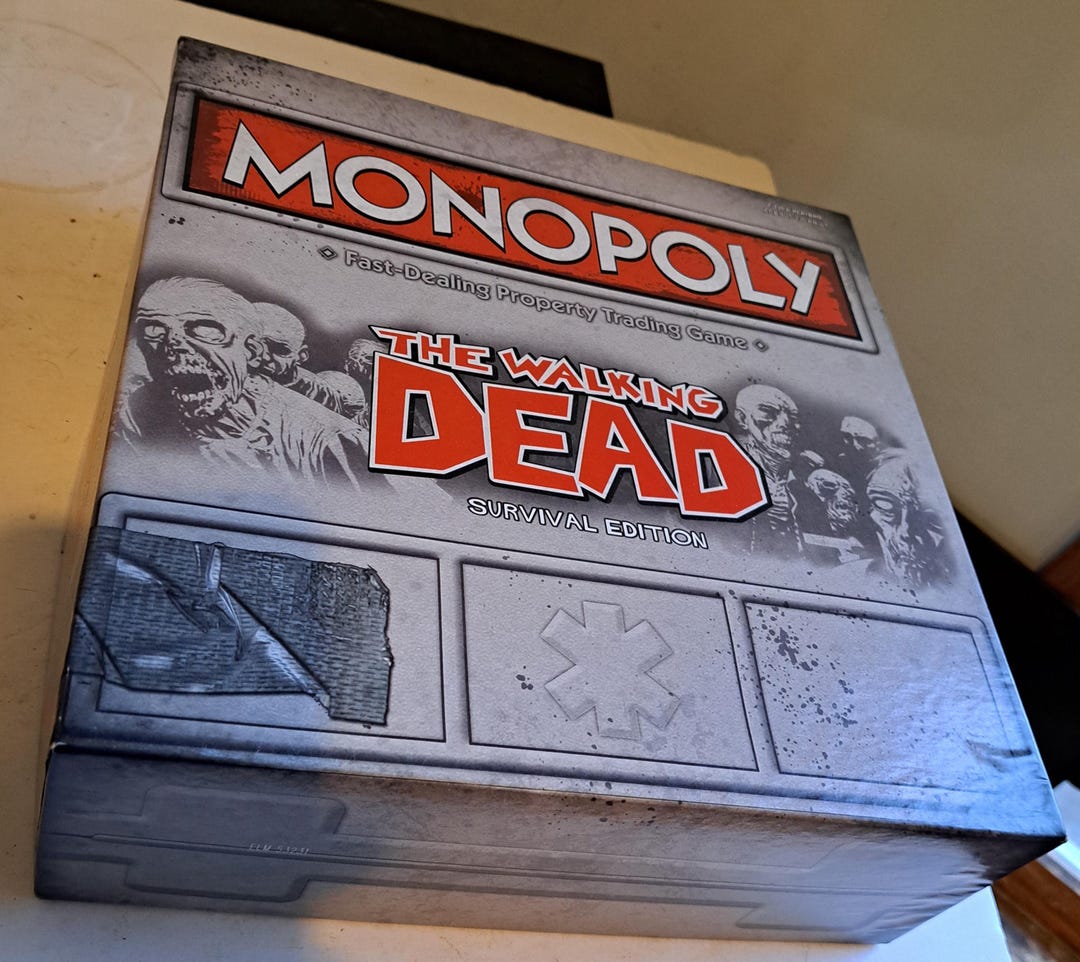 Vintage Walking Dead Monopoly Board Game Survival Edition Used but Very ...
