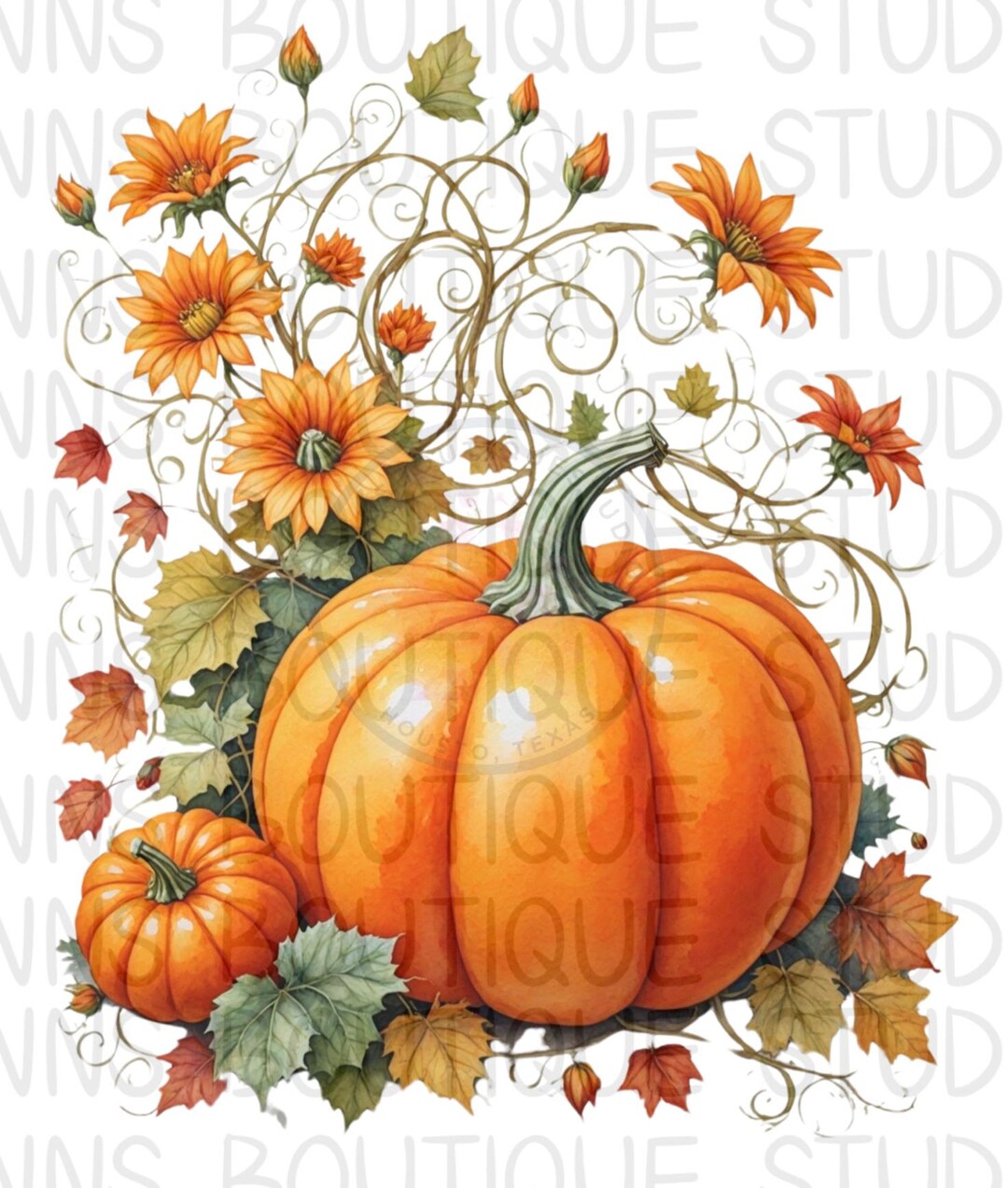 Fall Pumpkins Clipart PNG, Autumn Clipart, Pumpkins Clipart ...
