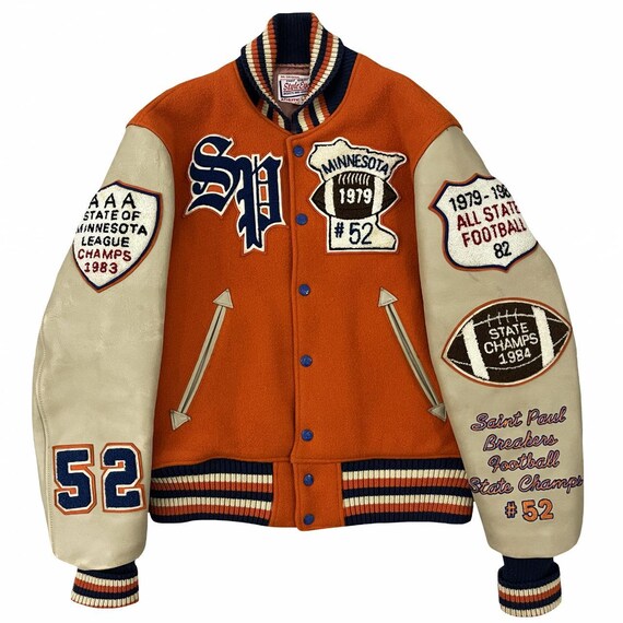 VTG Style Eyes Varsity Jacket- Size M - Etsy VTG Style Eyes Varsity Jacket- Size M - Etsy