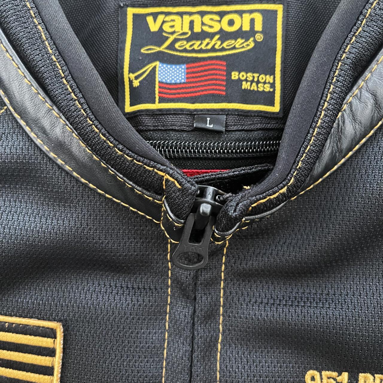 VTG Vanson Leathers Motorcycle Racer Jacket Size M - Etsy