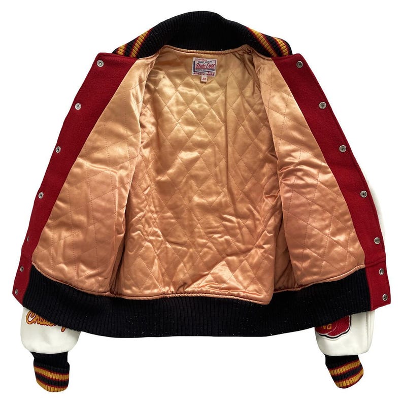 VTG Style Eyes Varsity Jacket - Size M - Etsy
