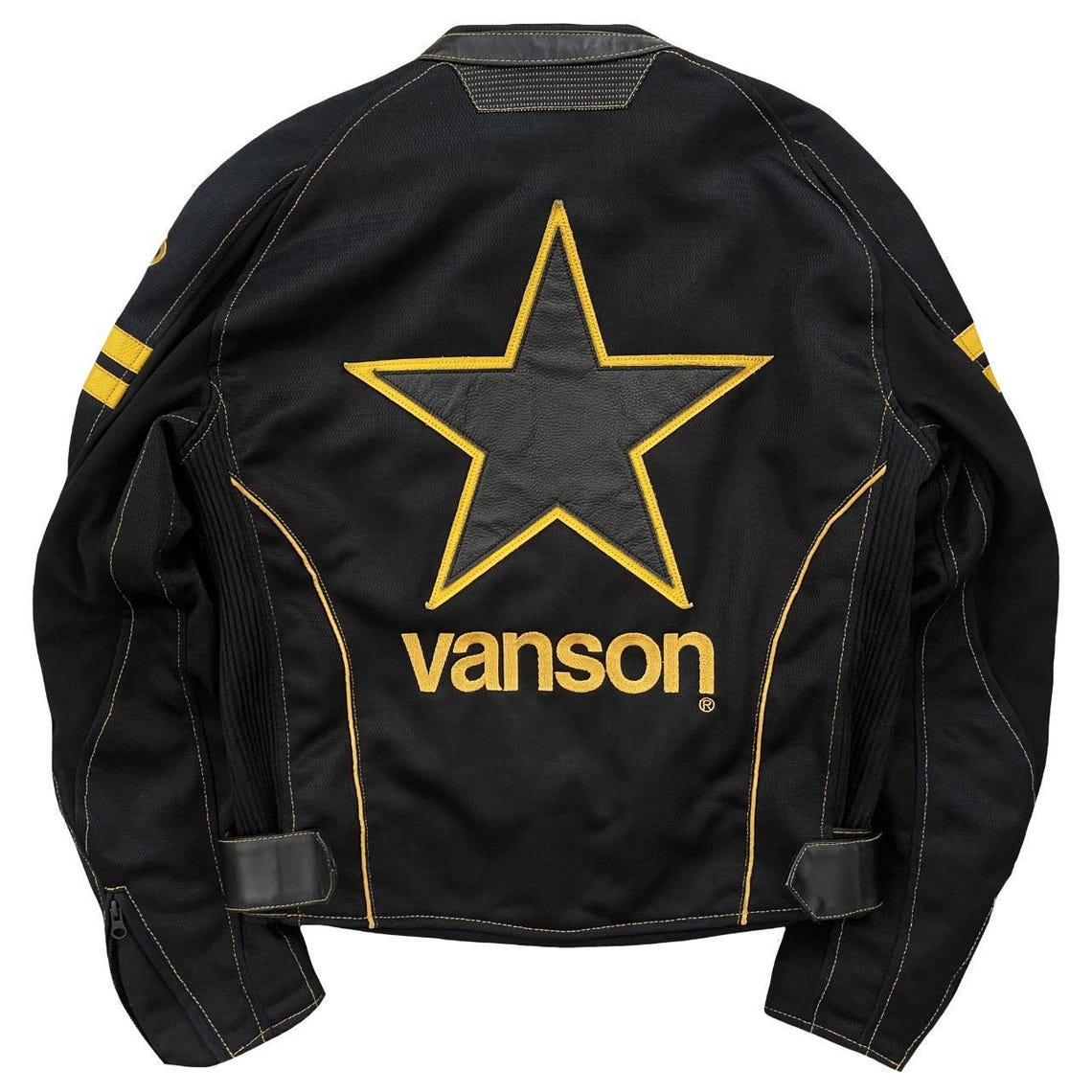 VTG Vanson Leathers Motorcycle Racer Jacket Size M - Etsy