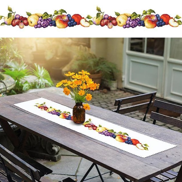 Table Runner Cross Stitch - Etsy