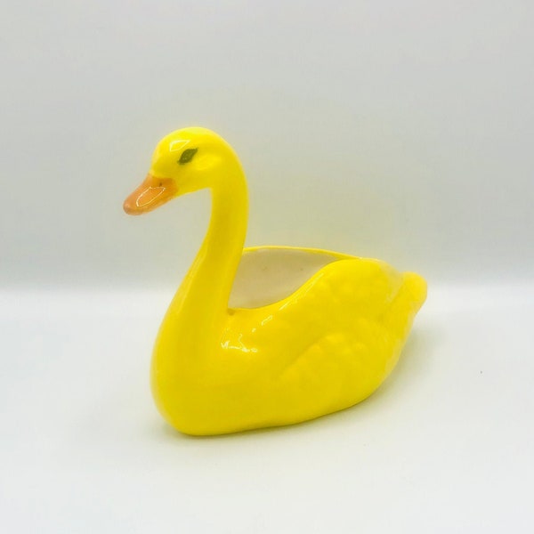 Yellow Swan Planter - Etsy