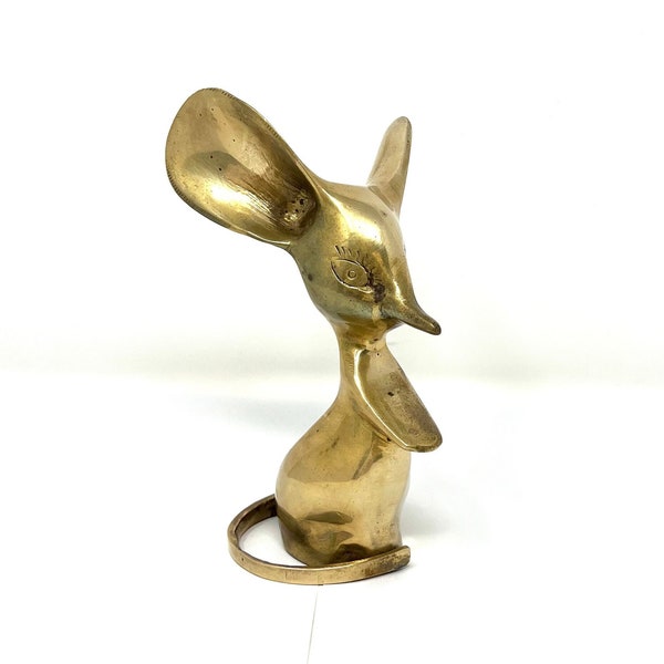 Solid Brass Mouse - Etsy