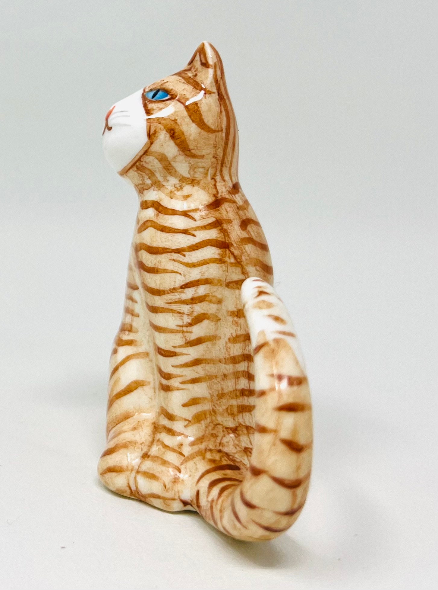 Vintage Bone China Orange Tabby Cat Figurine, 3.5" - Etsy