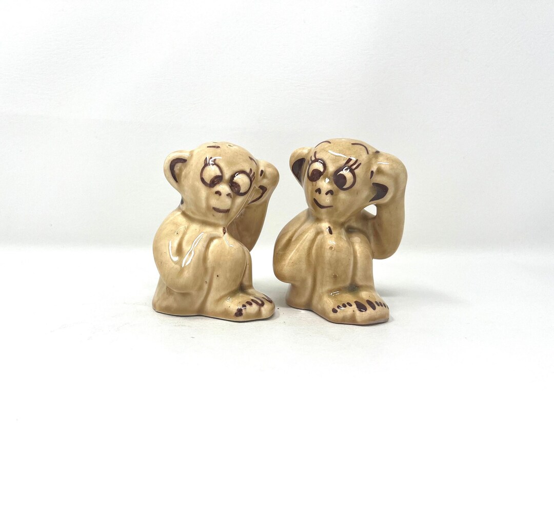 Vintage Rio Hondo Monkey Salt and Pepper Shaker Set - Etsy