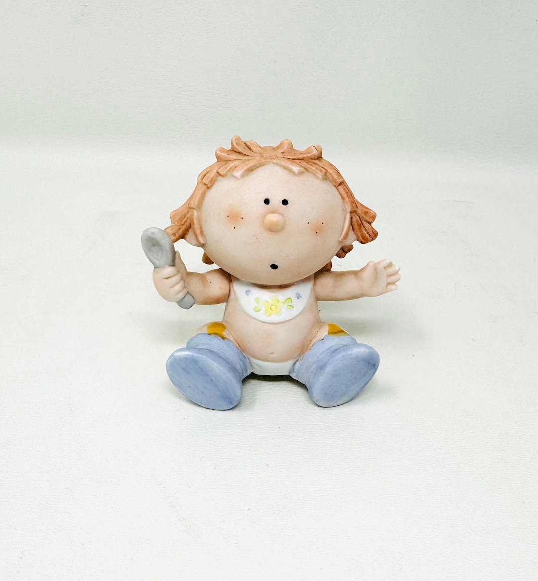 Vintage Bumpkins Figurine, Baby With Rattle - Etsy