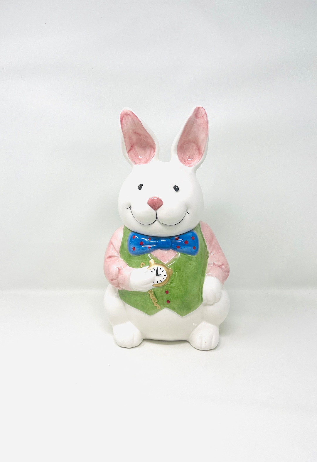 Vintage Alice in Wonderland White Rabbit Cookie Jar, WCL - Etsy