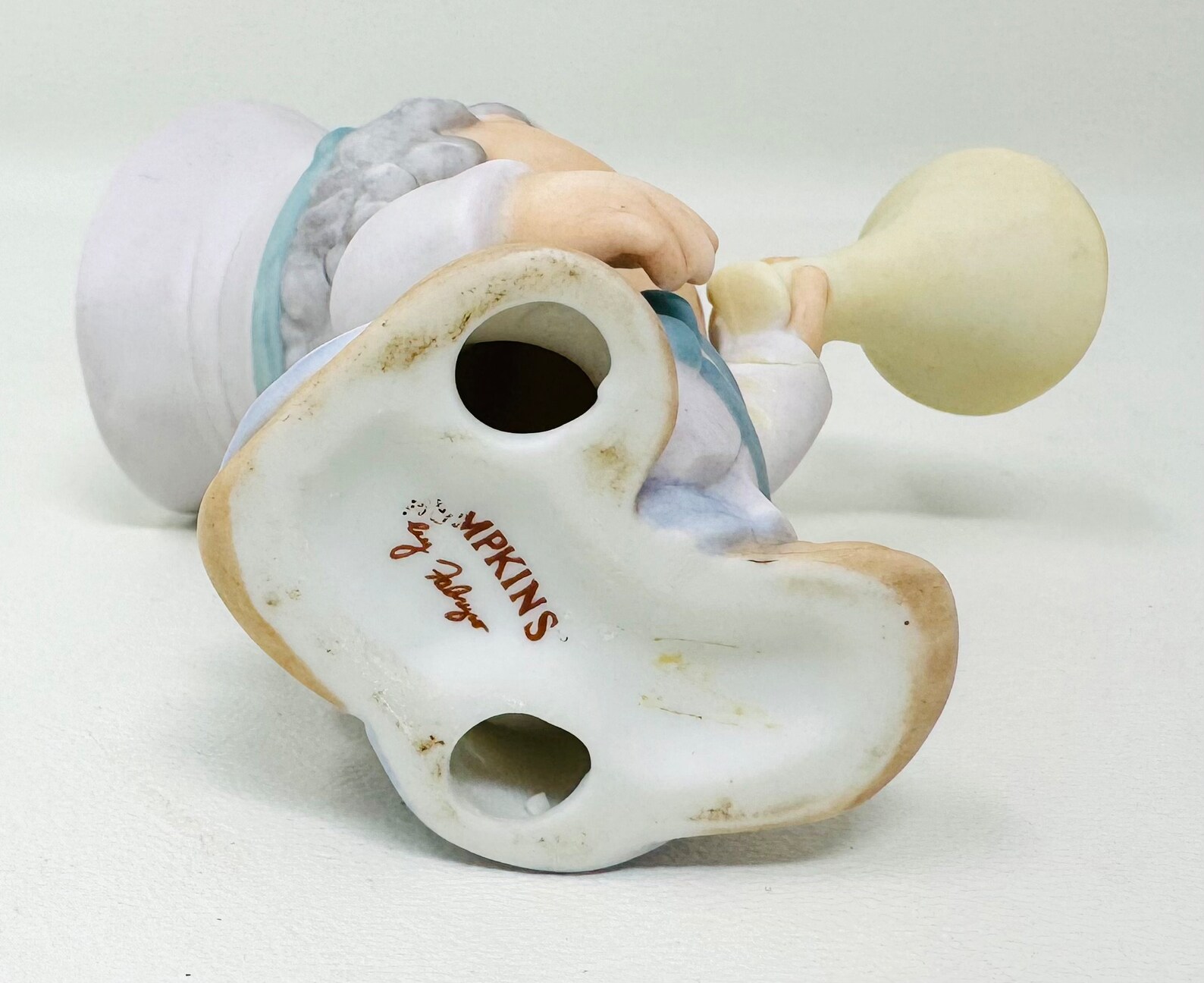 Vintage Porcelain Bumpkins Figurine, Boy With Bugle - Etsy UK