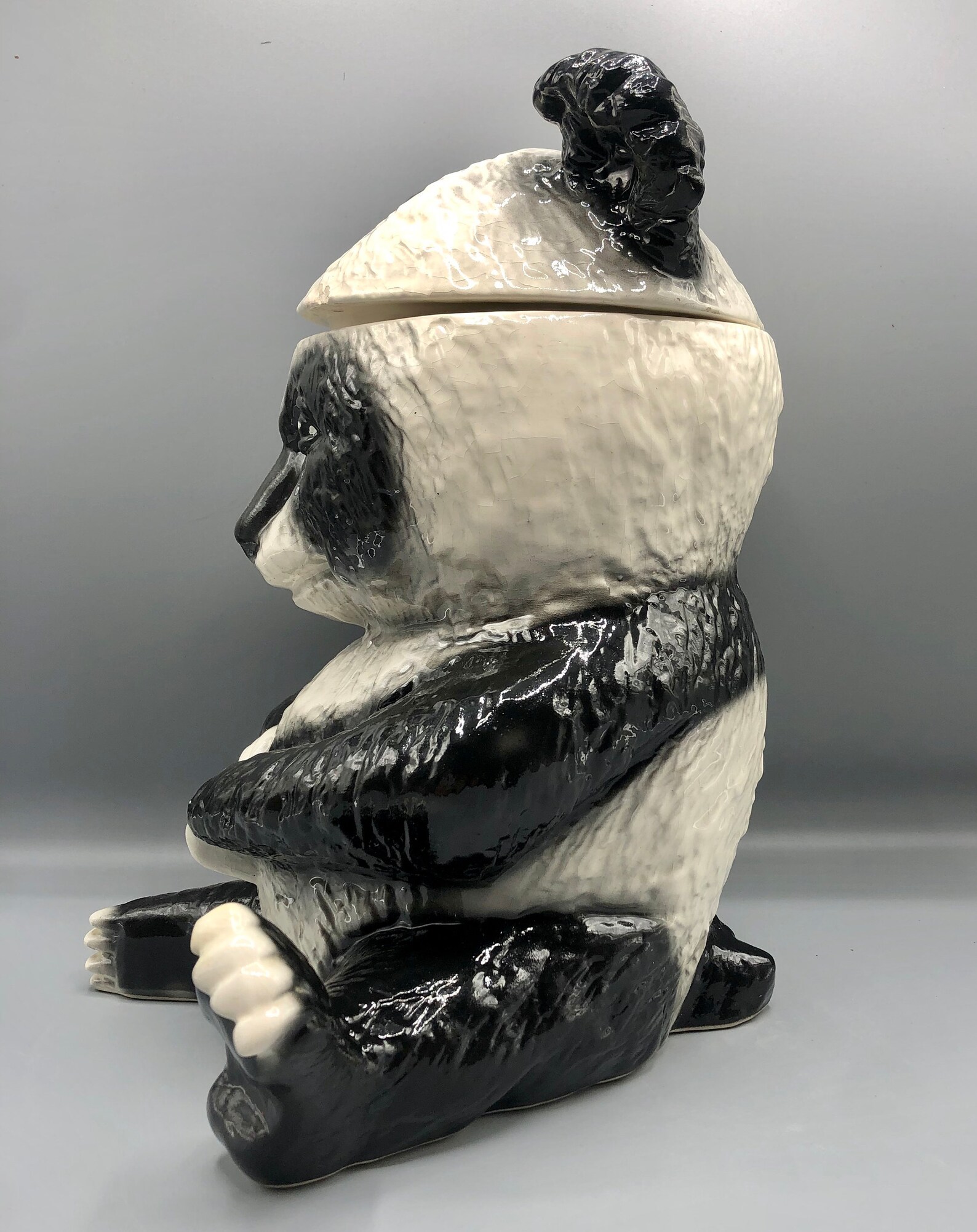 Vintage Cumberland Ware Panda Cookie Jar - Etsy