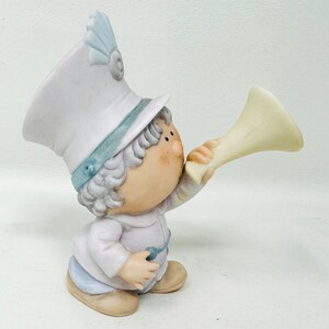 Vintage Porcelain Bumpkins Figurine, Boy With Bugle - Etsy UK
