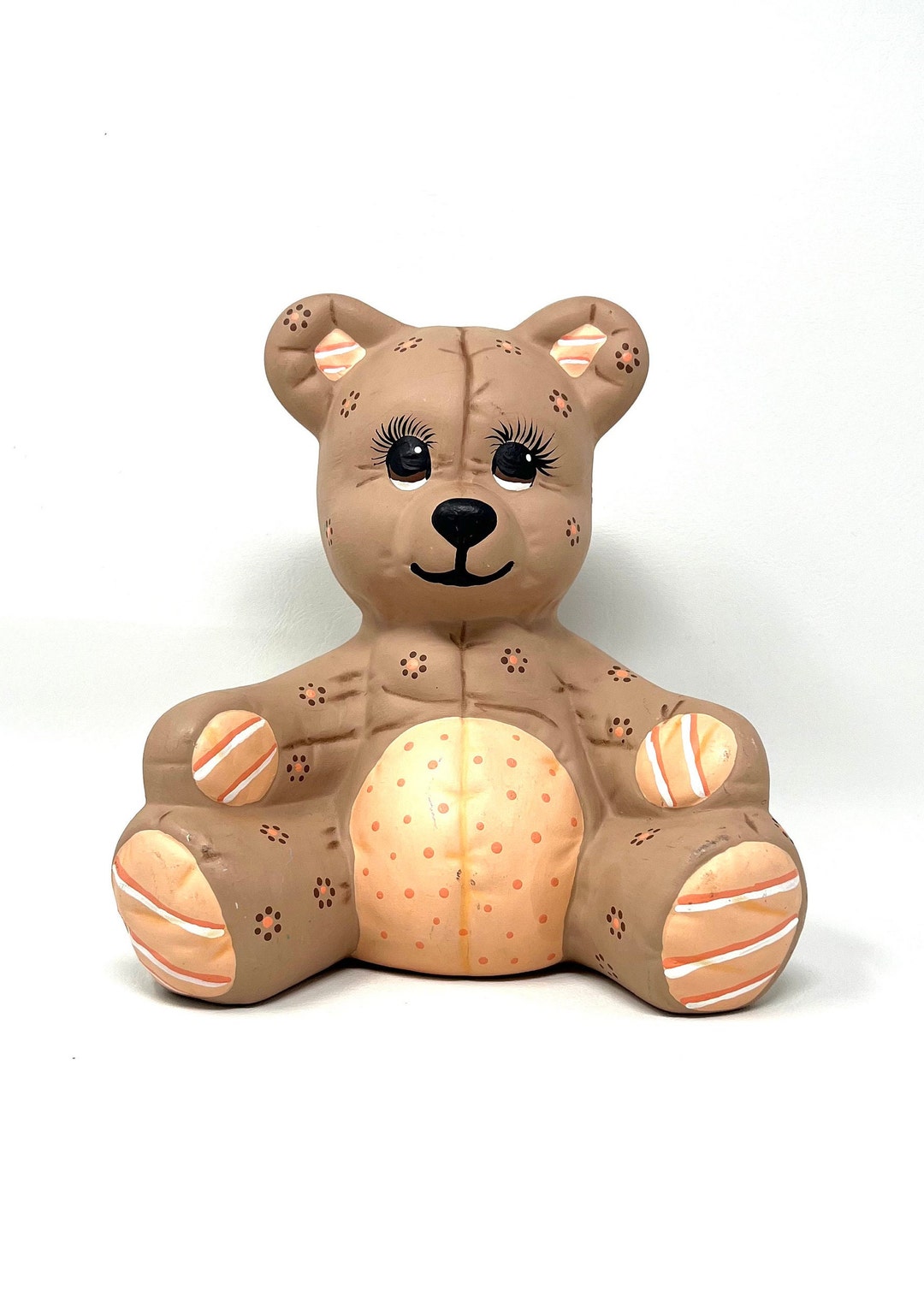 Vintage Kimple Molds Teddy Bear Bank, 1985 - Etsy