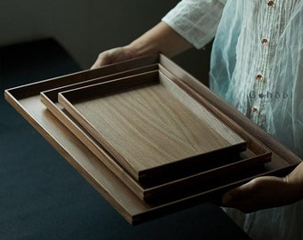 Wood Serving Tray - Etsy UK