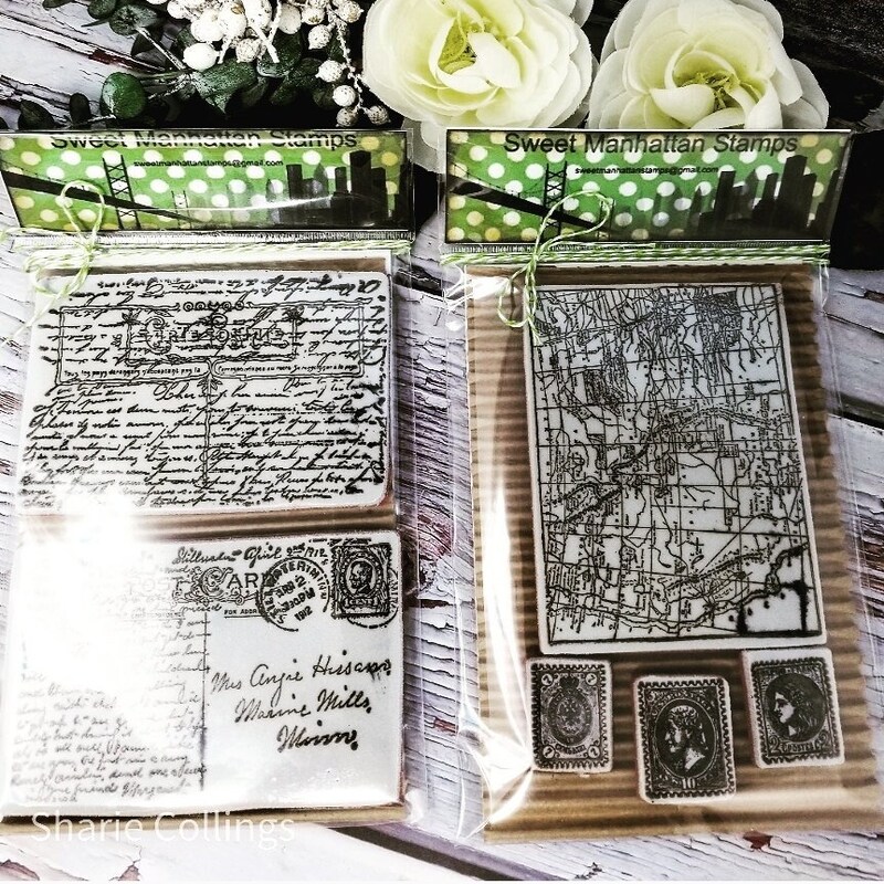 Postcard Stamp - Etsy