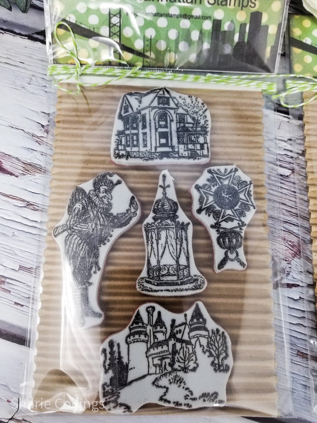 130 A, Medieval Stamp Set, Camelot Stamp, Castle Stamp, Jester Stamp ...