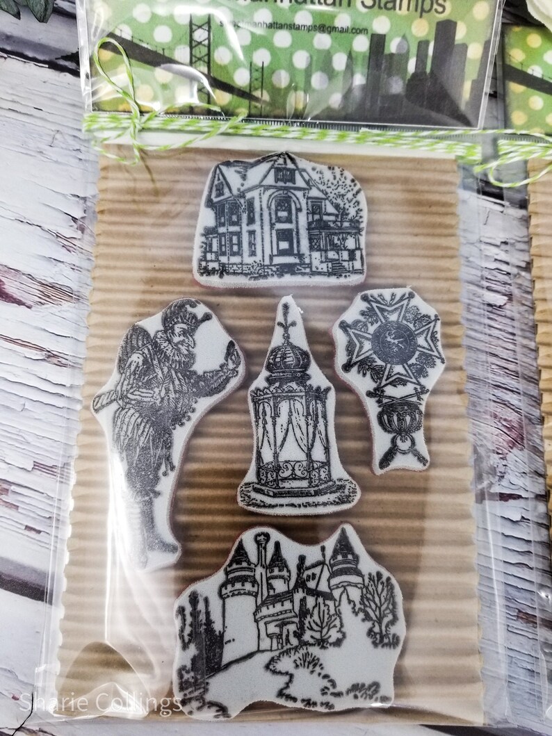 130 A, Medieval Stamp Set, Camelot Stamp, Castle Stamp, Jester Stamp ...