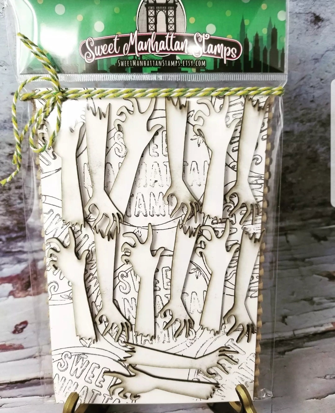 LC-144 Scary Hands Laser Cut-outs, Cut Out of Mat-board, Halloween ...