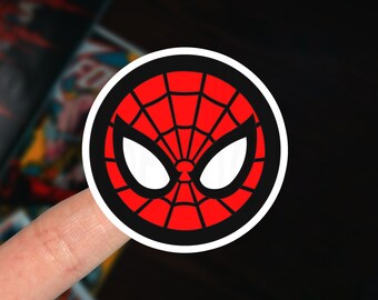 Spiderman Laptop Sticker - Etsy UK