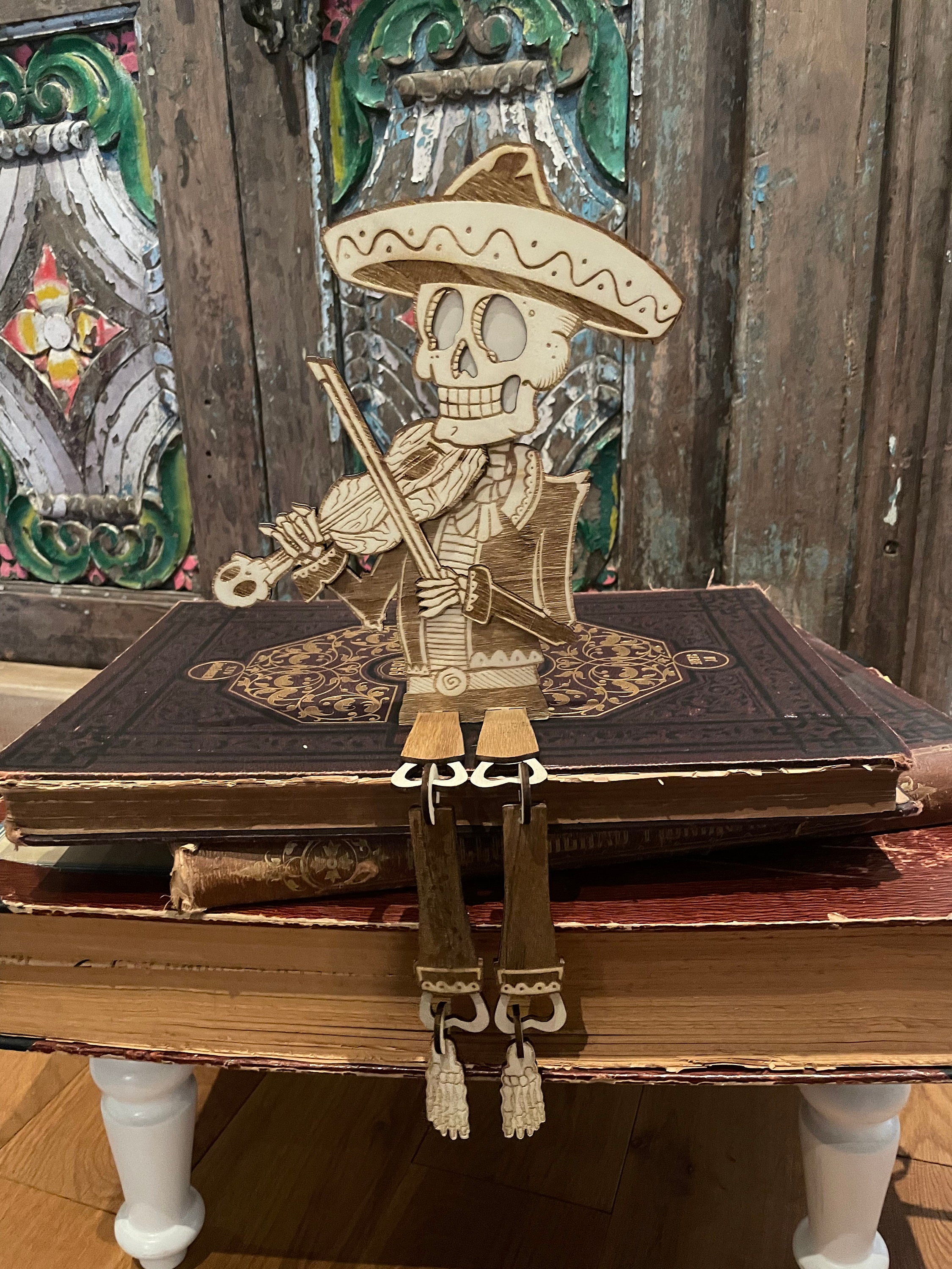 Skull Skeleton Laser Cut File Halloween Mariachi Dios De Los - Etsy