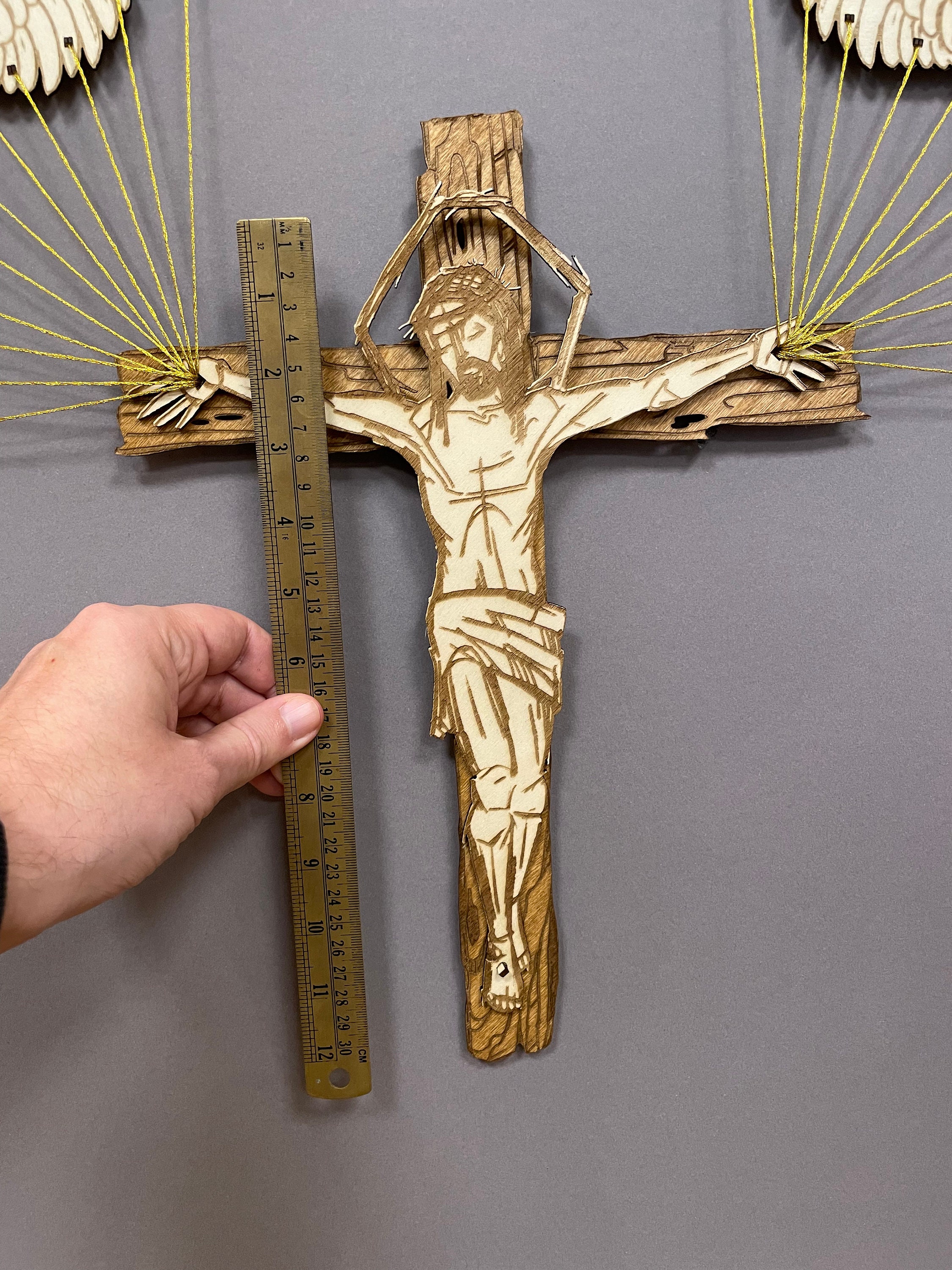 Jesus Laser Cut File Jesus on the Cross Glowforge - Etsy Canada