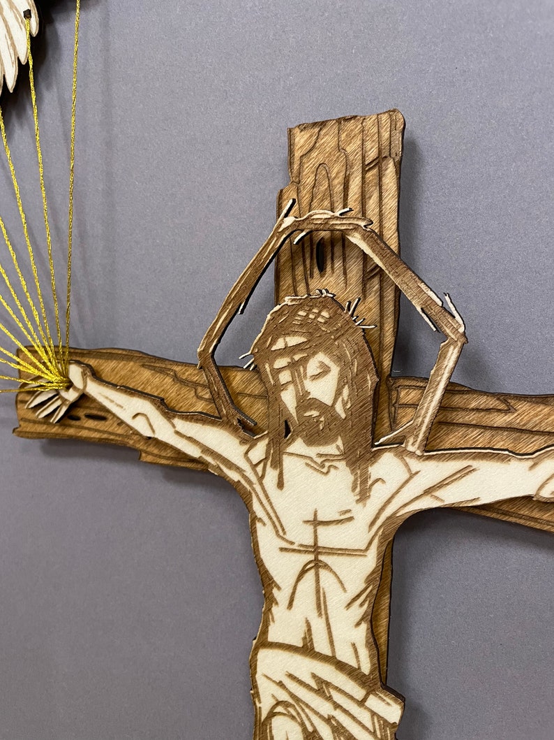 Jesus Laser Cut File - Jesus on the Cross - Glowforge - Crucifix Svg ...