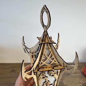Gothic Soul Lantern SVG - Digital Laser Cut Pattern - Undead Zombie ...