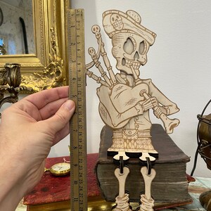 Elegant Skeleton Musician Bagpipe Laser Cut File Easy Assembly Unique ...