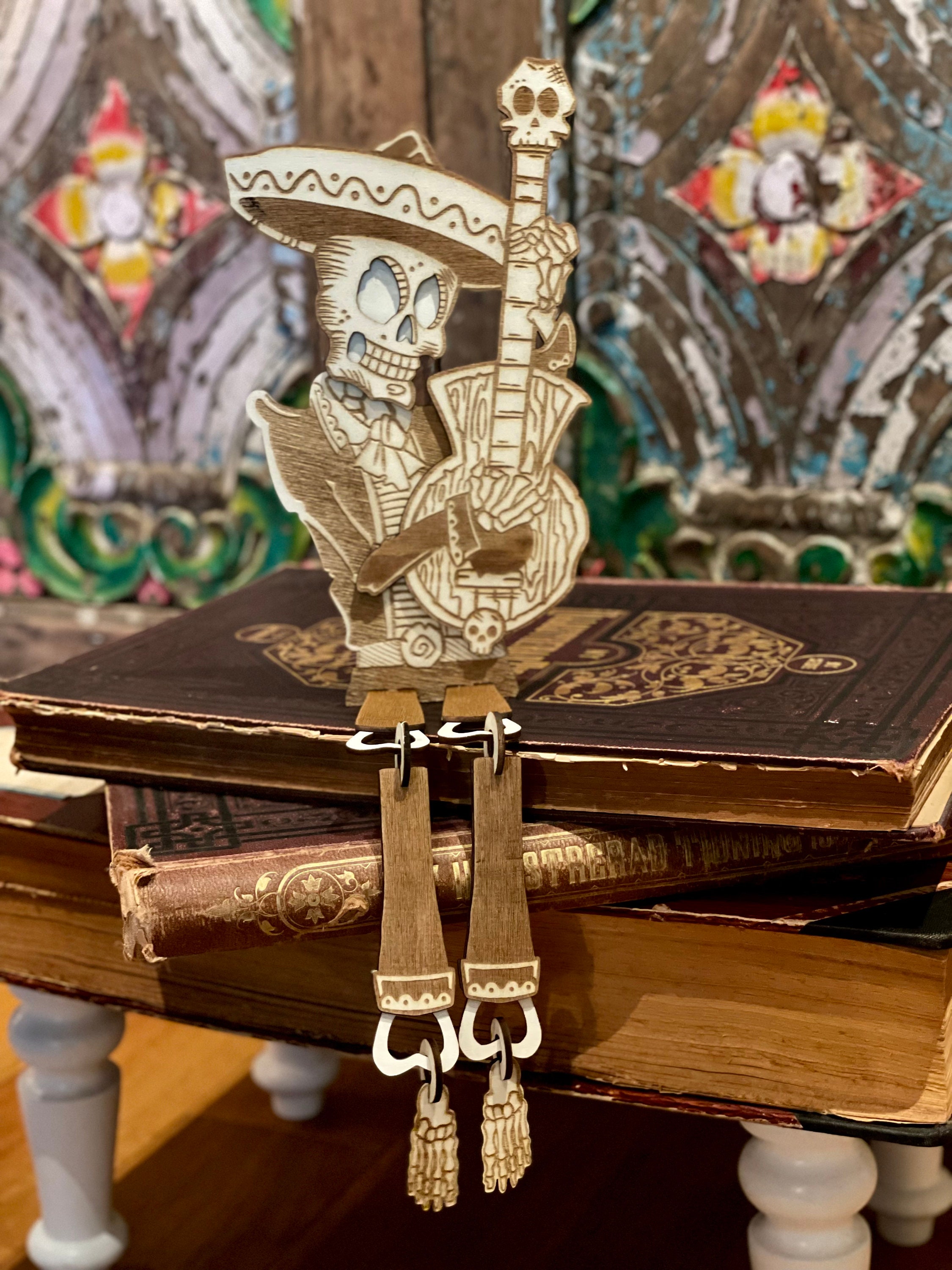 Skull Skeleton Laser Cut File Halloween Mariachi Dios De Los - Etsy