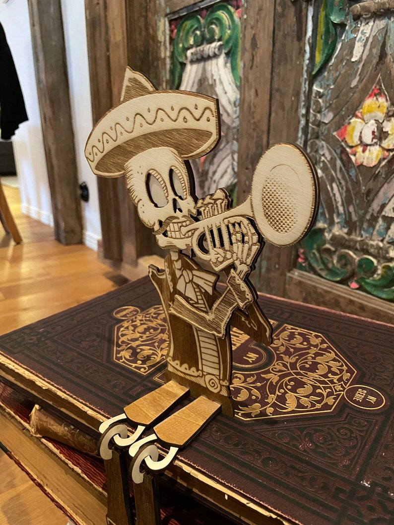 Skeleton Laser Cut File Halloween Mariachi Band Laser Ready - Etsy