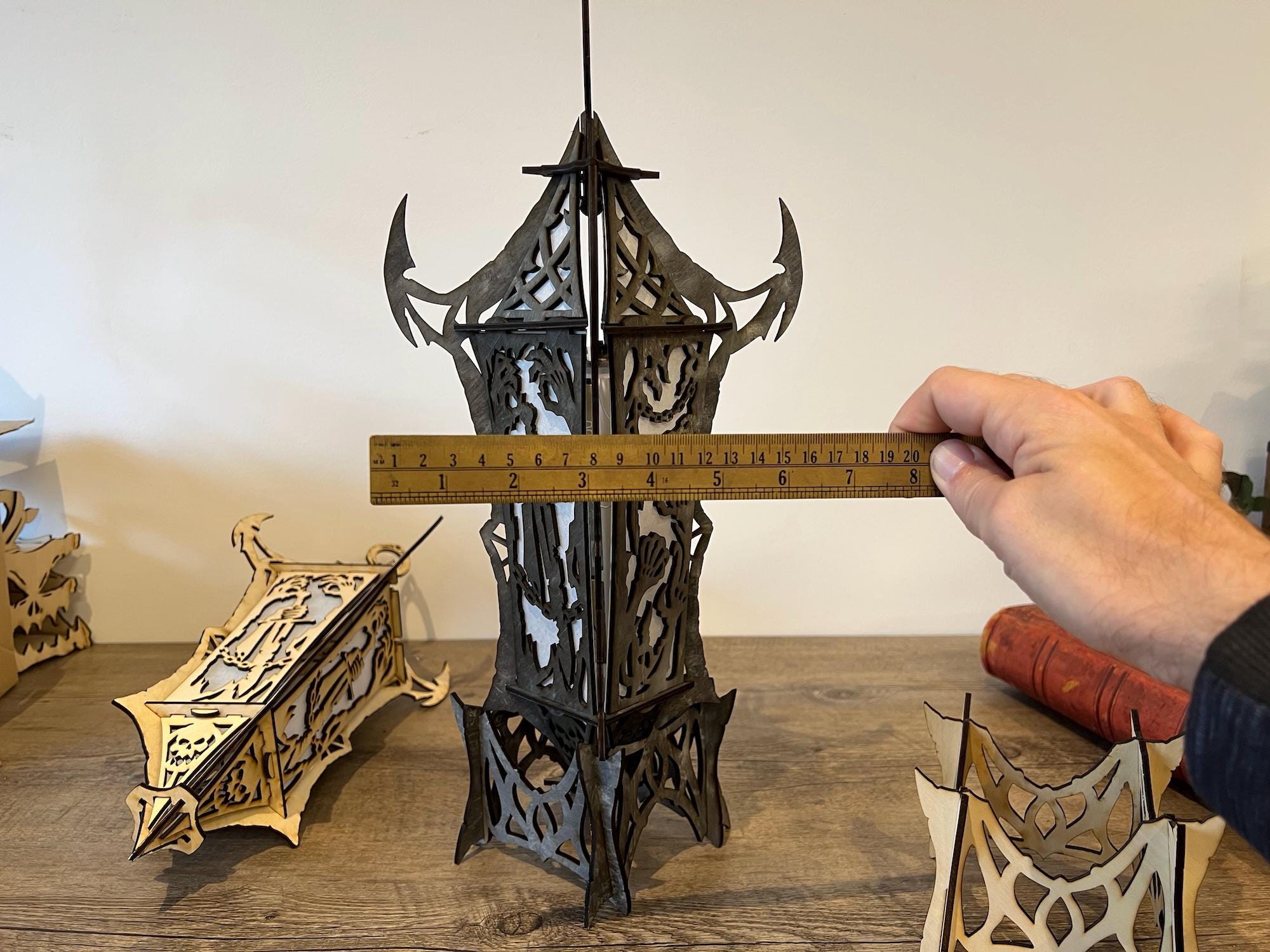 Gothic Soul Lantern SVG - Digital Laser Cut Pattern - Undead Zombie ...