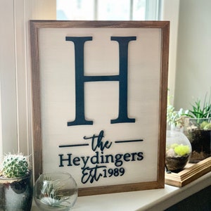 Custom-14x18 Vertical Last Name Sign - Etsy UK
