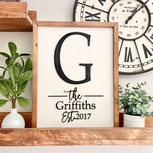 Custom-14x18 Vertical Last Name Sign - Etsy UK