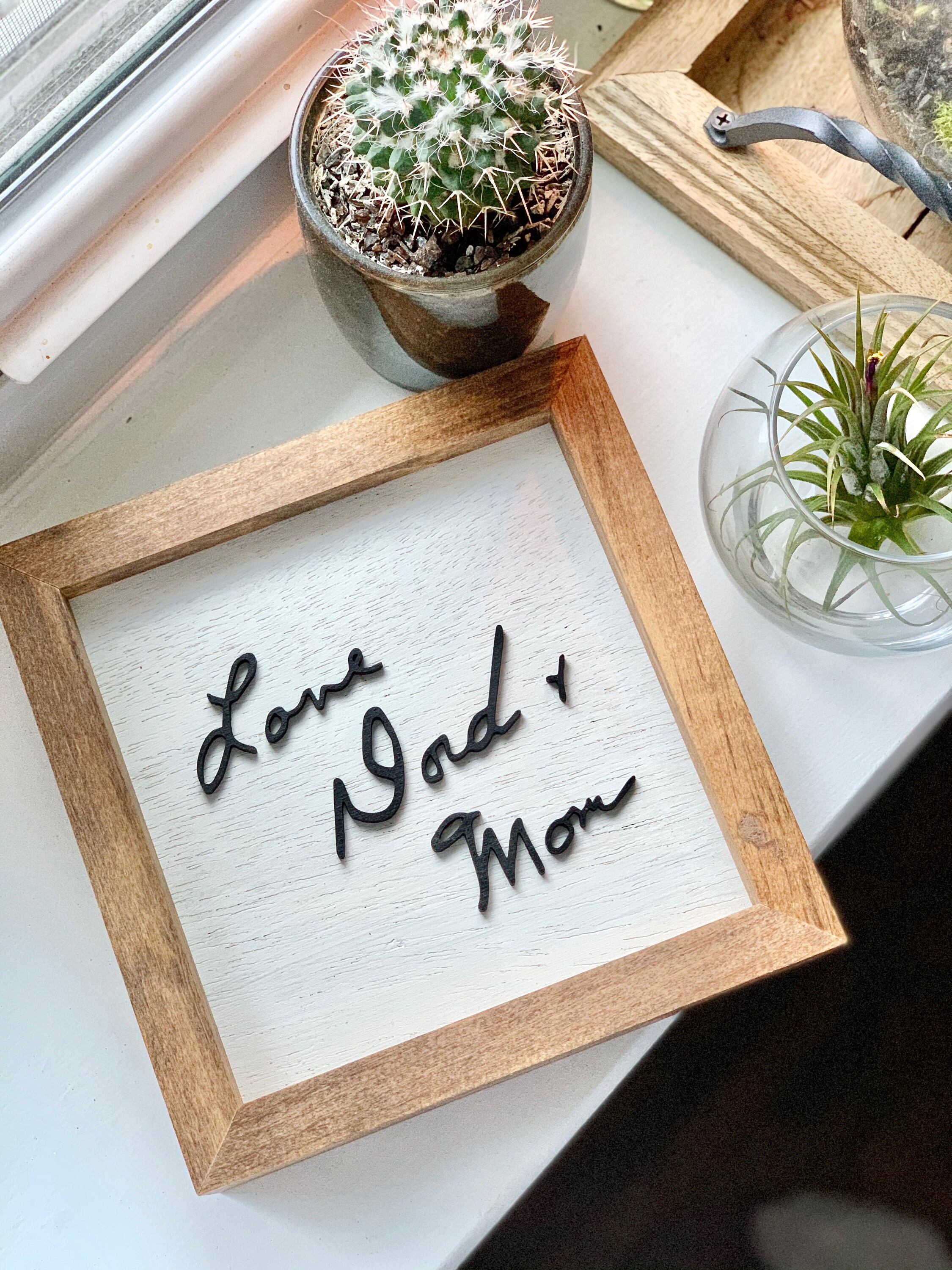 8x8 Handwritten Sign - Etsy