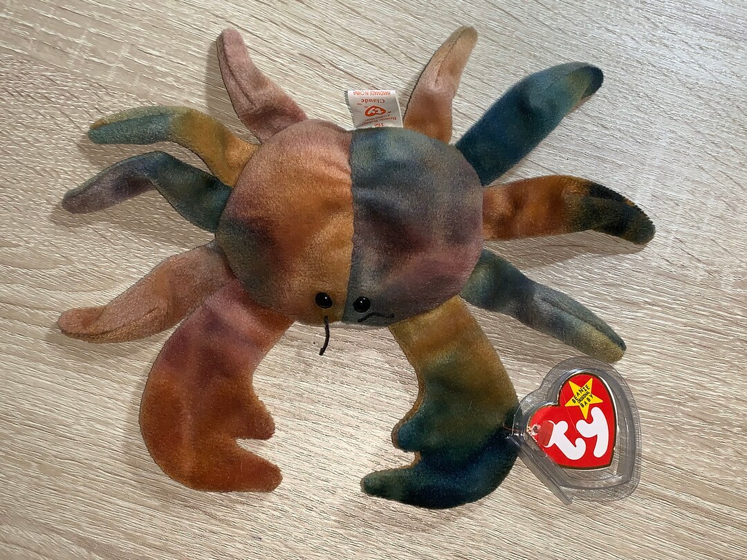 TY BEANIE BABY: Claude the Crab With Poem One of Top 10 Most Valuable ...