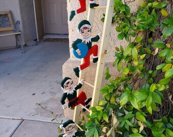 24 Ladder Elf Ladder Christmas Tree Ladder Wooden | Etsy