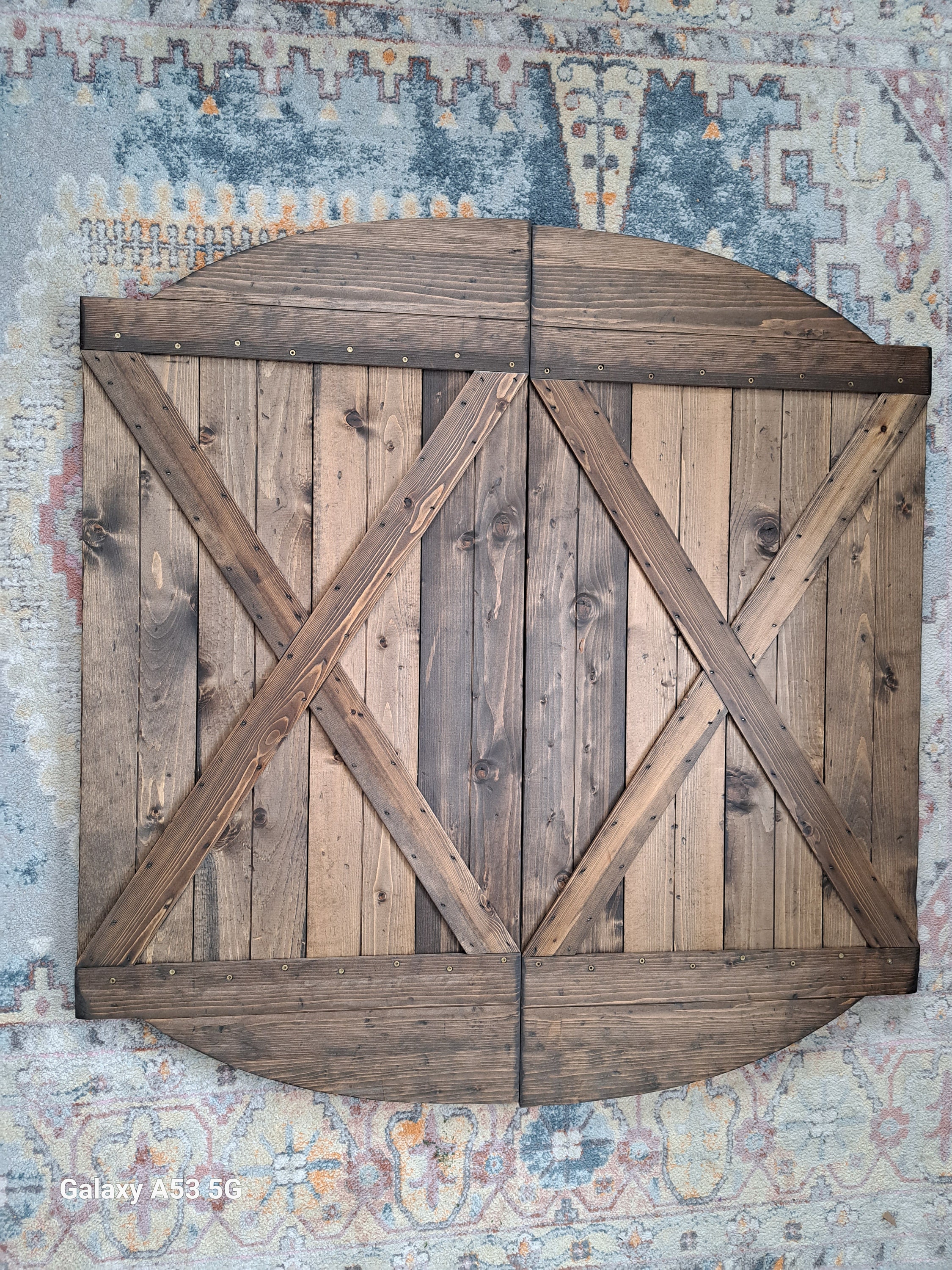 Distressed Double Rustic Western Barn Swinging Saloon Cafe Doors Bar ...