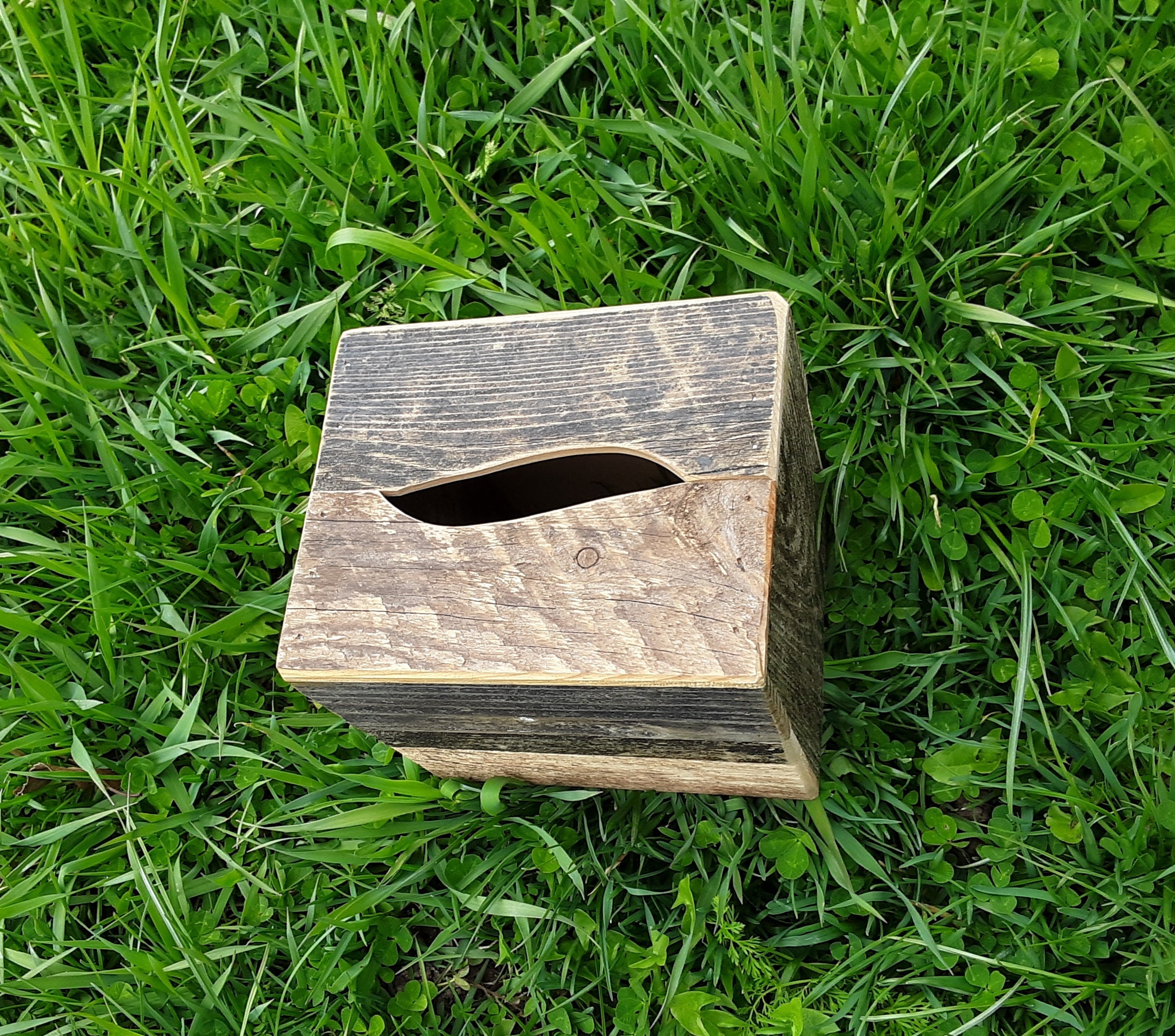 Reclaimed Wood Tissue Box Rustic Cottagecore - Etsy