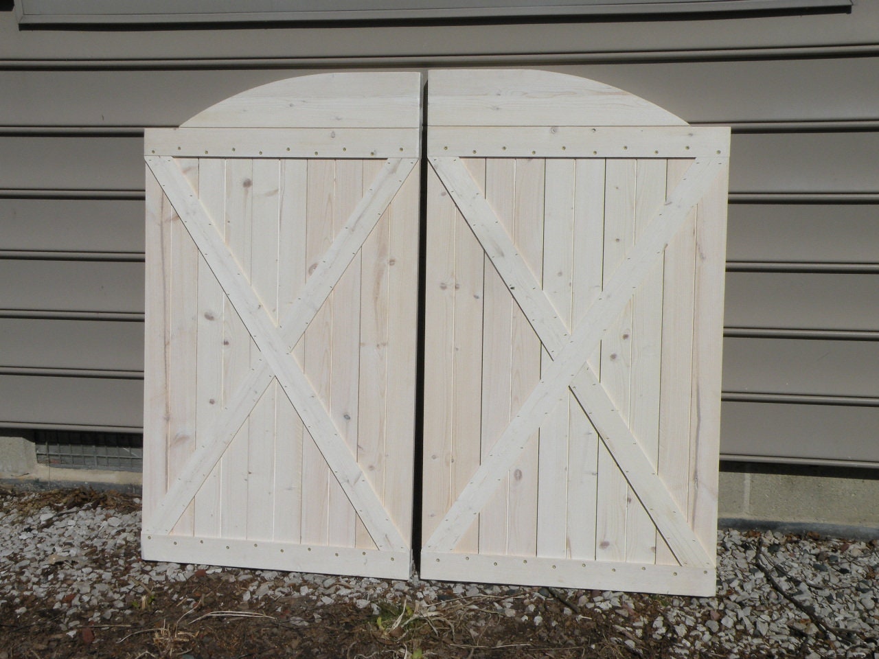Distressed Double Rustic Western Barn Swinging Saloon Cafe Doors Bar ...