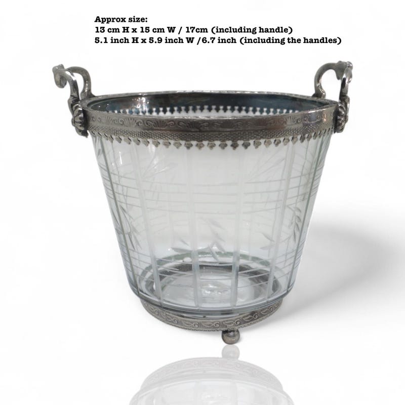 Cut Glass Ice Buckets - Etsy UK