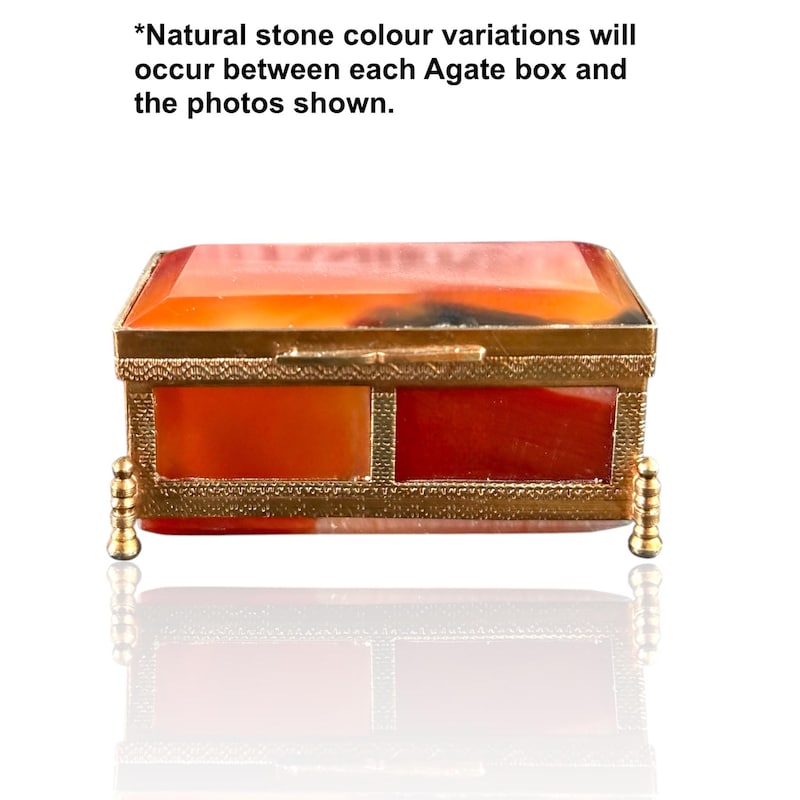 Antique Agate Boxes - Etsy UK