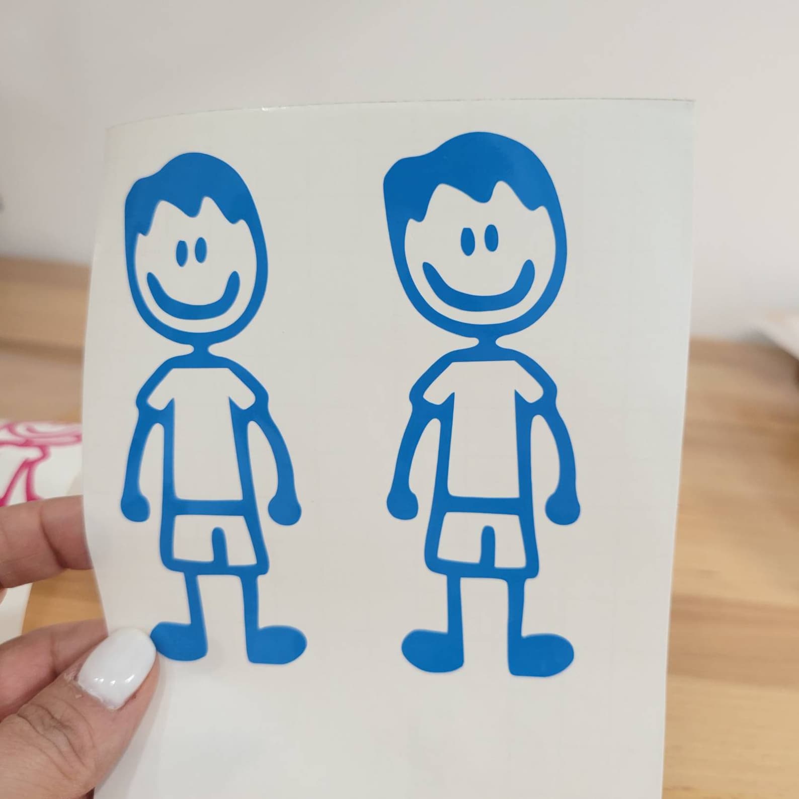 Pegatina De Calcomanía De Coche Familiar Mamá Papá Hijo Hija - Etsy