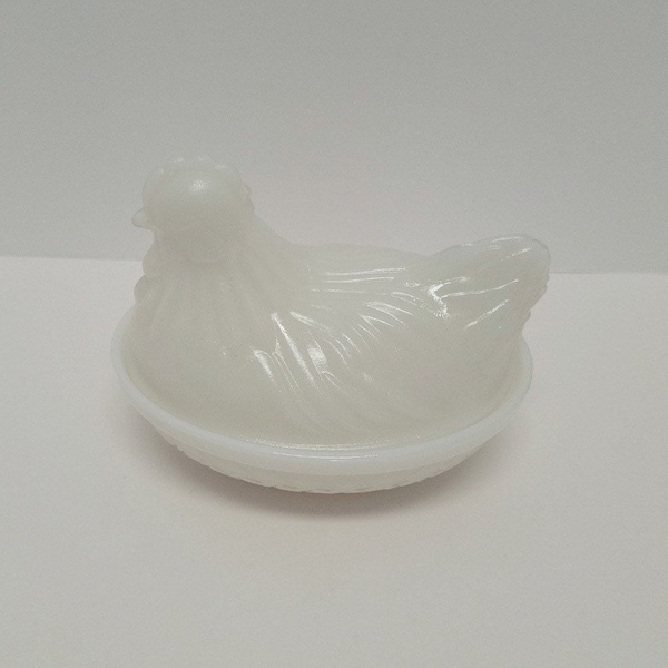 Milk Glass Chicken - Shop Online - Etsy