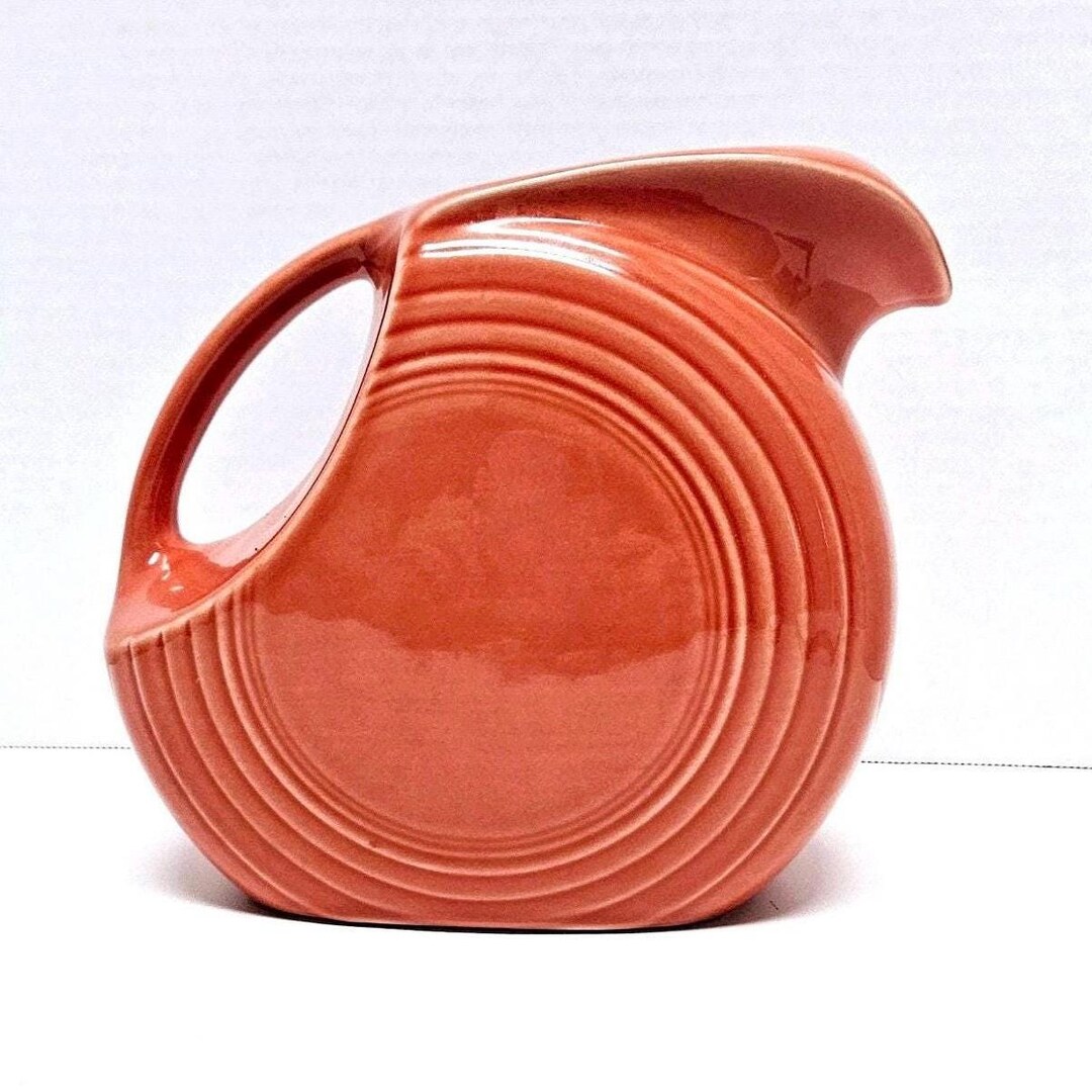 Vintage Fiestaware Persimmon Water Pitcher/homer Laughlin/1950’s/usa ...