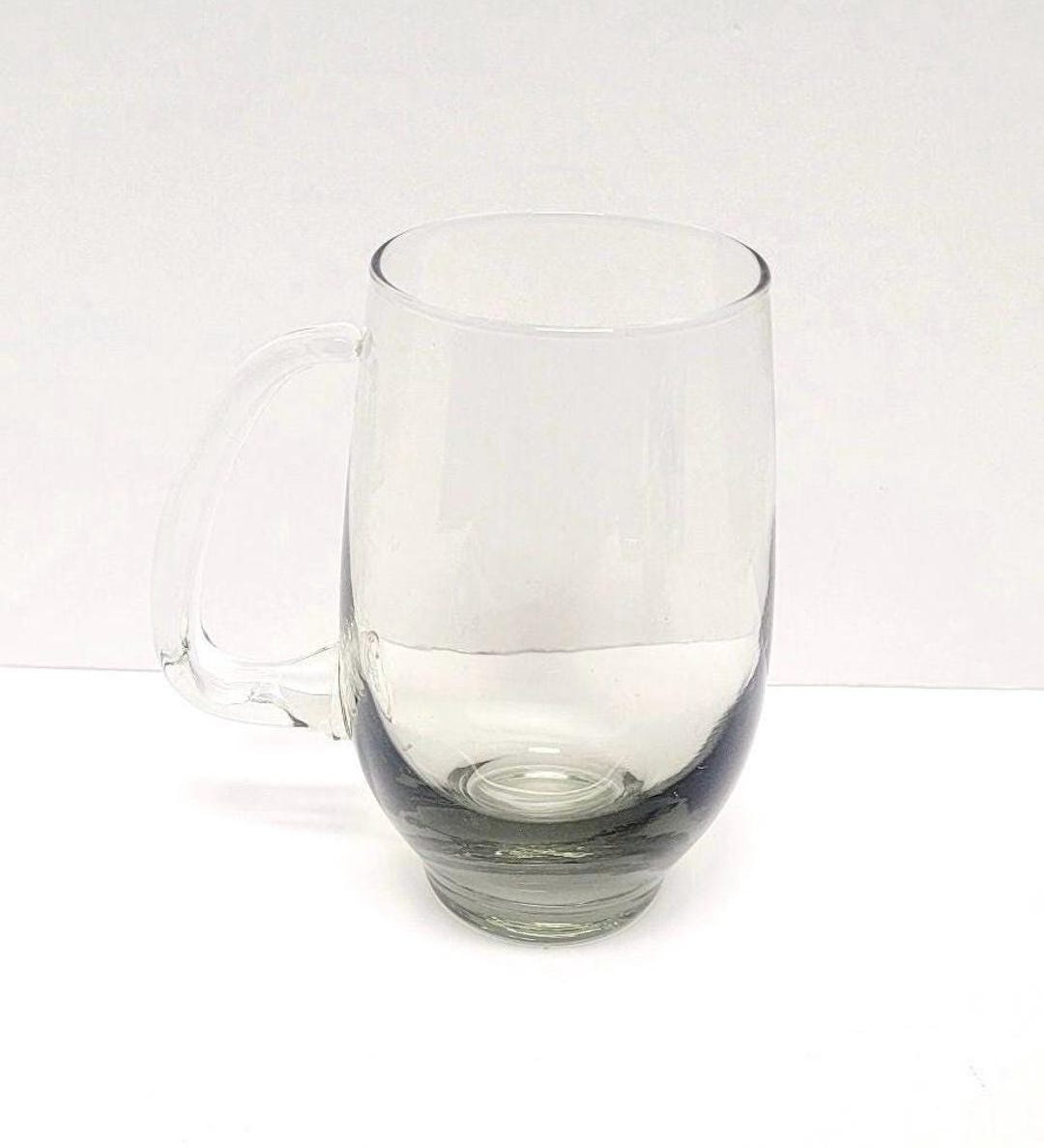 Vintage Libbey Tempo Opened D Handled Mug/beer Mug/smokey Gray/green ...