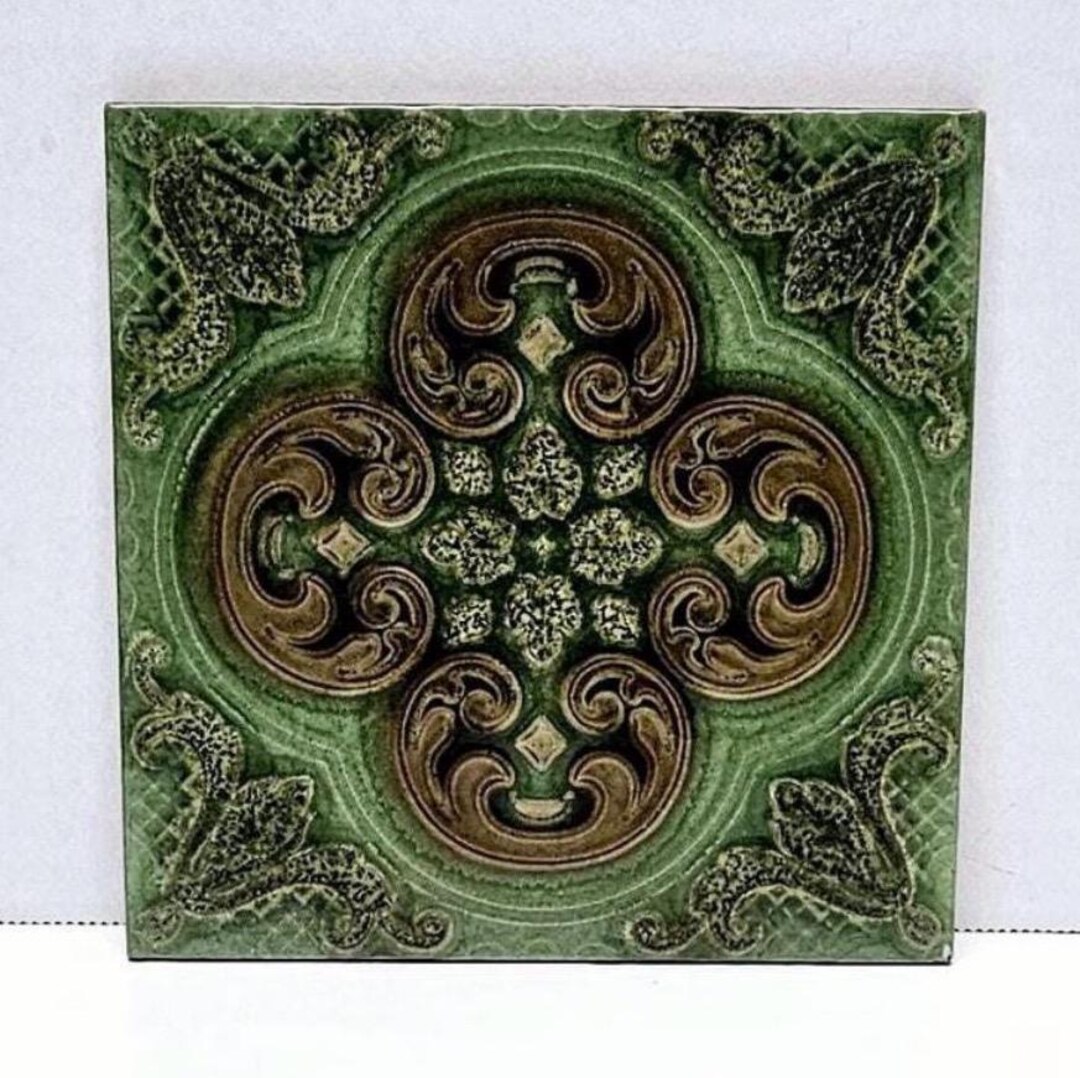 Vintage Italian Decorative Pottery Tile/la Campanella/made in Italy ...