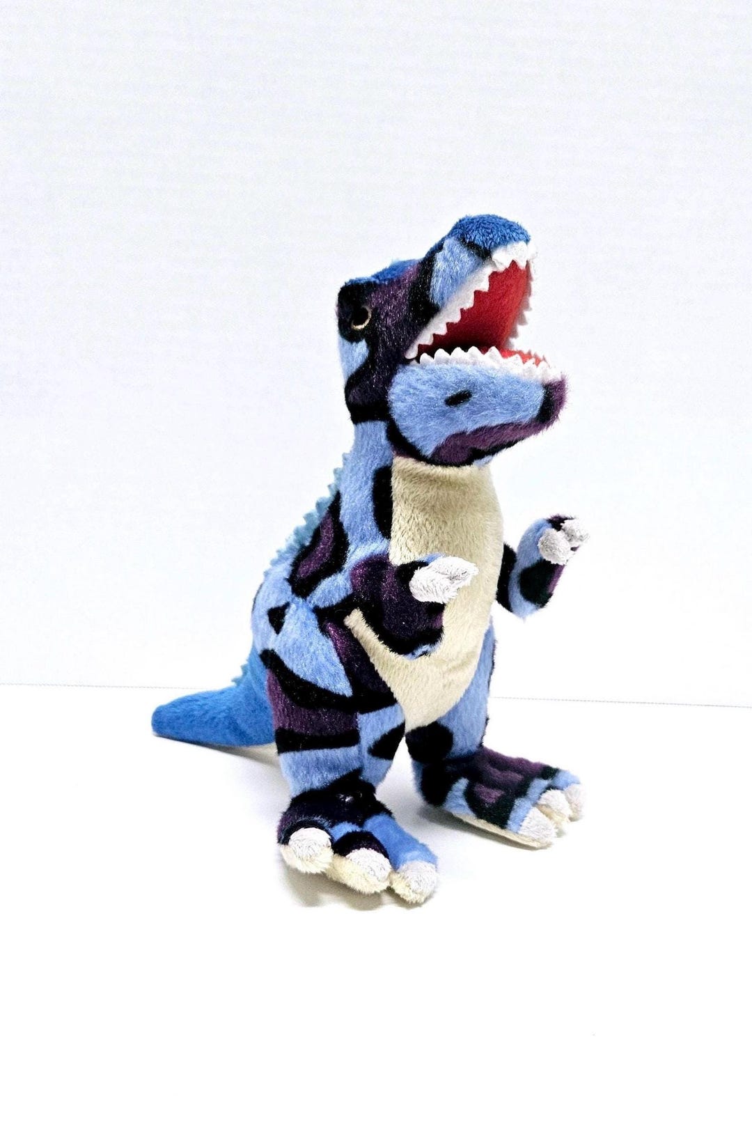 T-rex Dinosaur Plush Stuffed Animal/jurassic Valley/soft Plush/blue ...