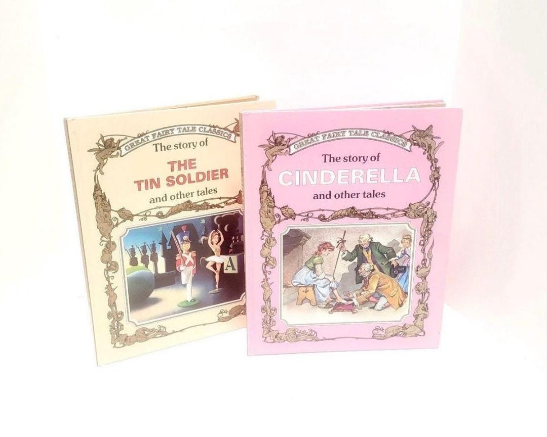Vintage Italian Cinderella Tin Soldier Children’s Books Hard Cover ...