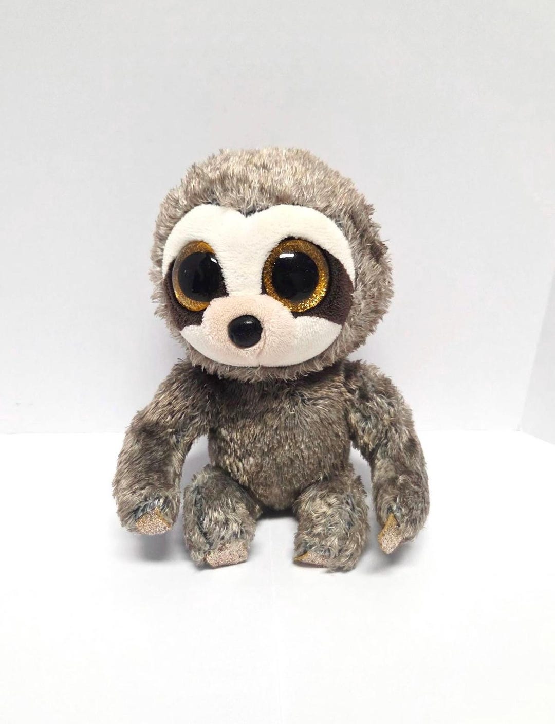 Ty Beanie Boo Dangler Sloth Plush Stuffed Animal/glitter Eyes Hands ...